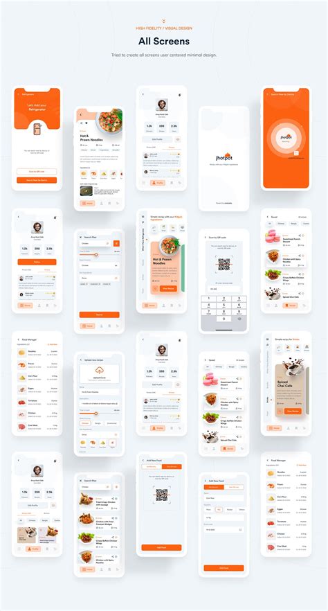 Jhotpot Recipe App Case Study On Behance Ios App Design Android App