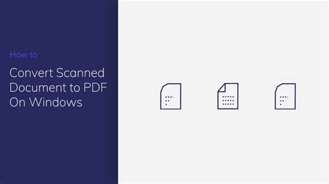 Convert Scanned Document To PDF On Windows With PDFelement YouTube