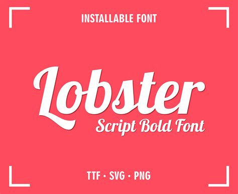 Lobster Font Cursive Font Wedding Font Cursive Font For Cricut Etsy UK