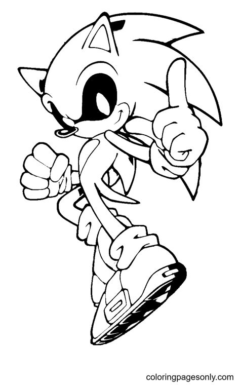 Sonic Exe Coloring Pages P Ginas Para Colorear Para Ni Os Y Adultos