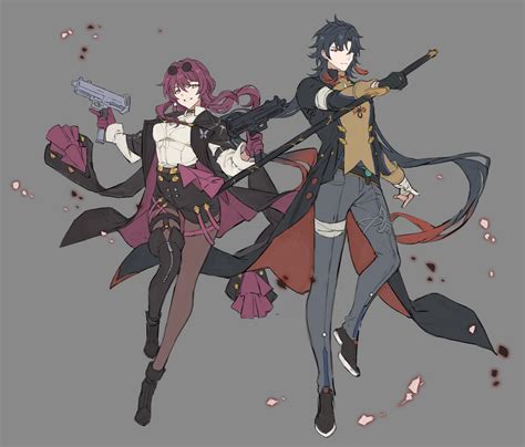 Kafka And Blade Honkai And More Drawn By Papajay Jennygin Danbooru