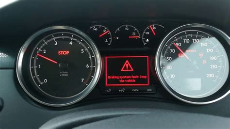 Peugeot Anti Roll Back System Fault Asr Esp System Fault Break