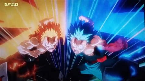 Midoriya And Bakugou Vs Nine My Hero Academia Miracle Youtube