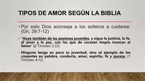 TIPOS DE AMOR SEGÚN LA BIBLIA pptx Descarga Gratuita