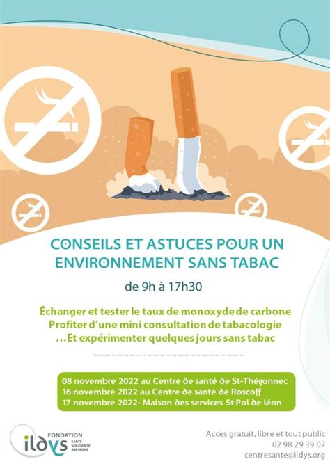 Journées de prévention pendant le mois sans tabac Actualités