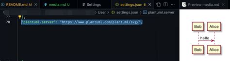 render of plantuml using the markdown preview enhanced plantumlserver fails · issue 837