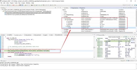 CCS CC2640R2F Why The CCS Shows The Variables In The Debug Are Wrong