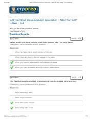 Sap Certified Development Specialist Abap For Sap Hana Full Erpprep