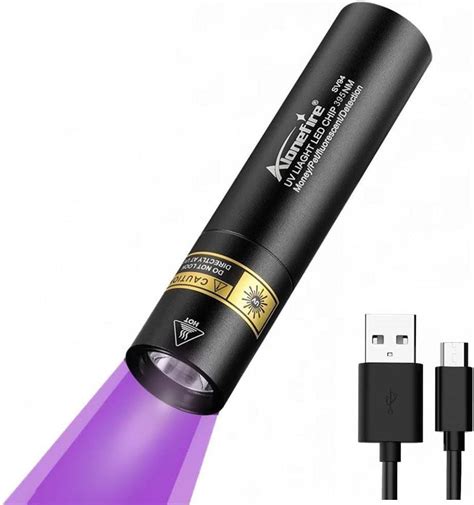 Amazon co jp Alonefire SV94 3W 紫外線 ブラックライト 強力 小型 UV LED ライト 波長395nm