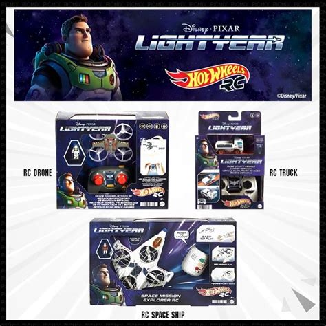 Hot Wheels RC Disney Pixar Lightyear Truck Space Ranger Jetpack And