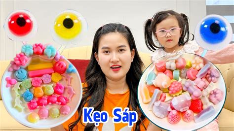 Changcady và bí kíp làm món kẹo sáp nhân hoa quả hot tiktok YouTube