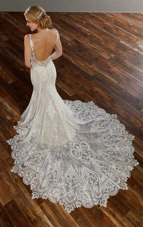 Wedding Dresses French Inspired Lace Wedding Dress Martina Liana