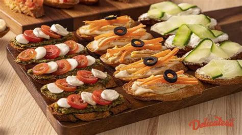 Idei De Platouri Cu Aperitive Crostini Delicatese Net