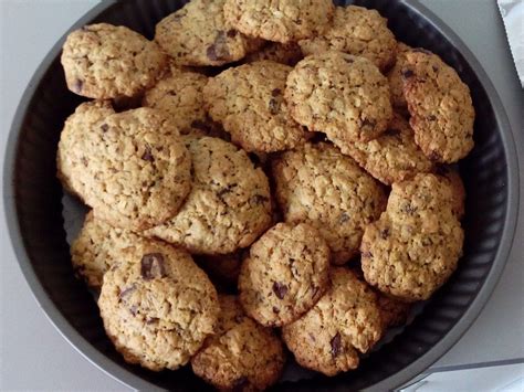 Cookies aux flocons d avoine amandes noisettes et pépites de chocolat