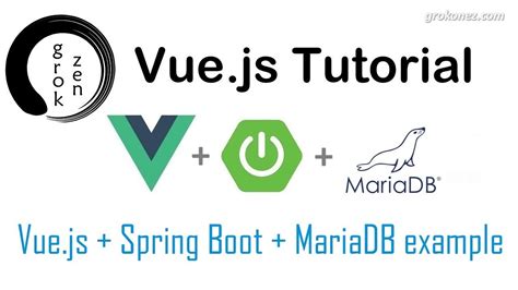 vue js spring boot example spring data jpa rest mariadb crud youtube