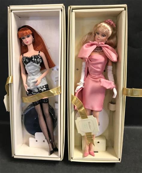 Lot 2 SILKSTONE BARBIES INCLUDING LINGERIE REDHEAD AND MOVIE