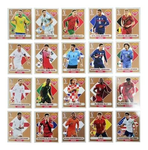 Coleção Legends Bronze Completa Copa 2022 Originais Panini Frete grátis