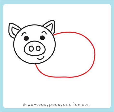 How To Draw A Pig Step By Step