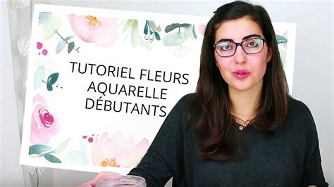 Tutoriel Fleurs à l aquarelle Débutant Le contour YouTube