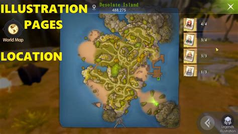 Illustration Page Location At Desolate Island Dragon Nest 2