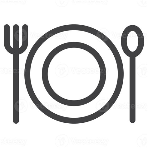 Cono De Restaurante Cuchara Y Tenedor En El Plato Cono De L Nea