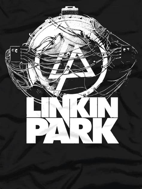 The Linkin Park Logo On A Black Shirt