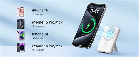 Aoguerbe Mag Safe Power Bank Mah Wireless Portable Charger