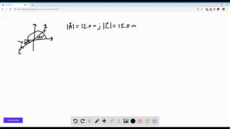 solved find the sum of the following four vectors in a unit vecto notation and as b a