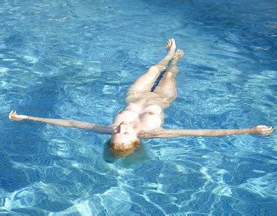 Maya Floating In Pool By Hegre Art Erotic Beauties