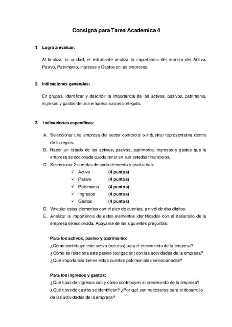 A15C Consigna T Bhvqpq Consigna para Tarea Académica 4 Logro a