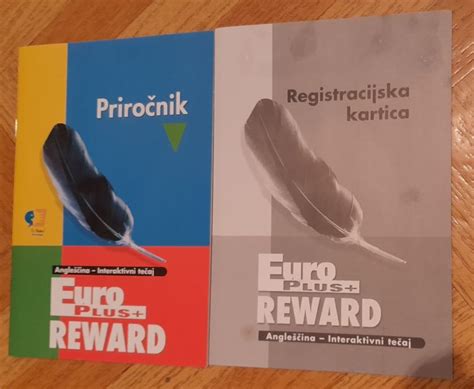 ANGLEŠKI interaktivni tečaj Euro Plus Reward 1 4 STOPNJA na 4x CD
