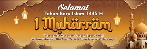 Desain Spanduk Tahun Baru Islam 1 Muharram 1445 H Obon Chanel Yo