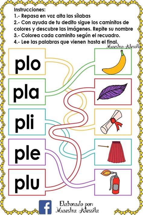 Cuaderno Para Trabajar S Labas Trabadas Materiales Educativos Para