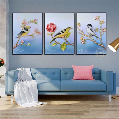 Cách bố trí tranh treo tường phòng khách đẹp nhất