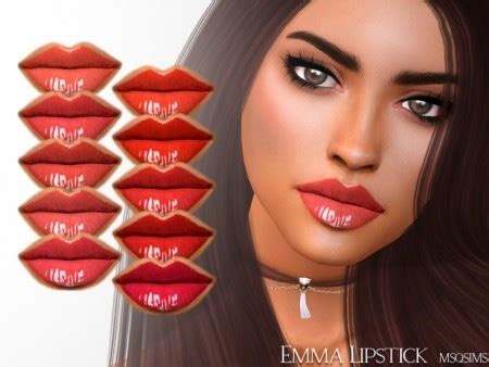 Emma Lipstick At Msq Sims Sims Updates