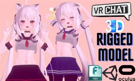 Do Furry Vrchat Avatar Vrc Nsfw Avatar 3d Model Anime Vriod By Ak