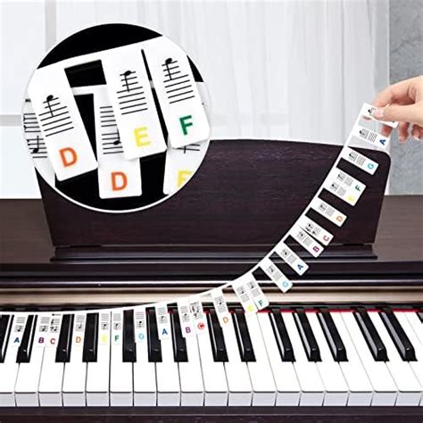 BEATBIT Piano Notes Guide For Beginner Removable Piano Keyboard Note