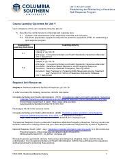 Unit Study Guide Osh Pdf Unit V Study Guide Establishing And