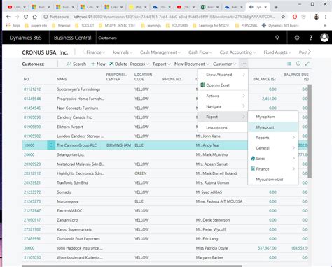 Creating A Report In Microsoft Dynamics Business Central Or Nav