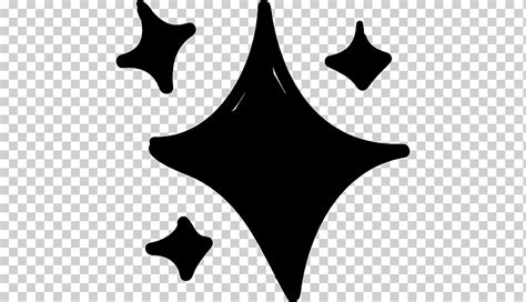 Ilustración negra iconos de computadora estrella dibujo doodle