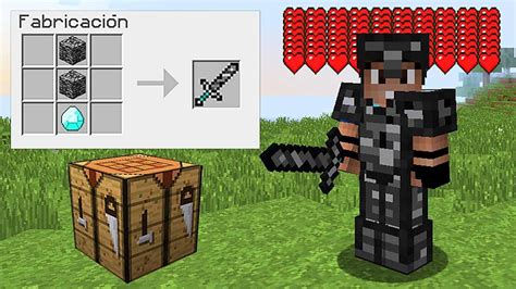 CRAFTEA ARMADURAS Y ARMAS DE BEDROCK Mods De Minecraft YouTube