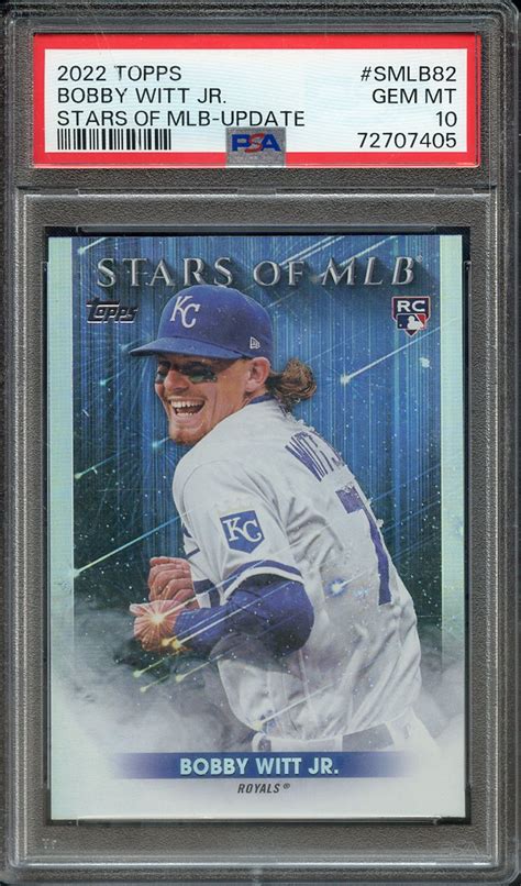 Lot Detail 2022 TOPPS STARS OF MLB SMLB82 BOBBY WITT JR STARS OF MLB