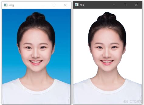 教你用opencv 和 python给证件照换底色（蓝底 红底 白底） wx6139fd0794366的技术博客 51cto博客
