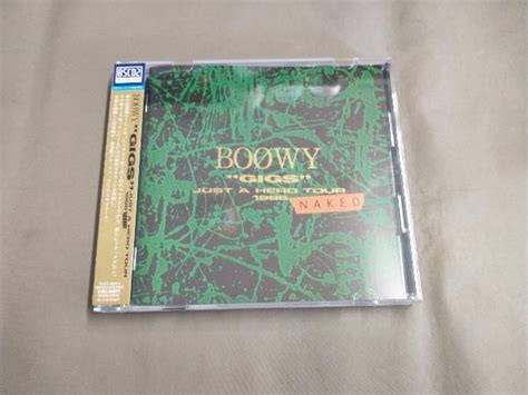 帯あり BOΦWY CD GIGS JUST A HERO TOUR 1986 NAKED Blu spec CD BOOWY 売買された