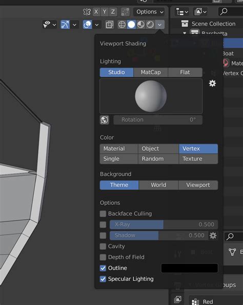 Blender Showing A Model With Vertex Painted Colours In Unity Stack