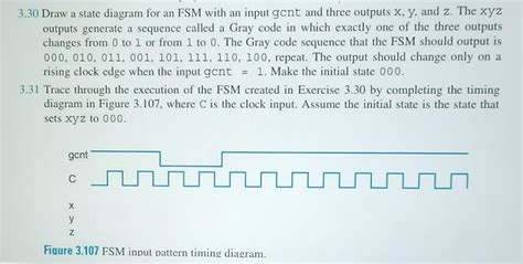 Solved 3 30 Draw A State Diagram For An FSM With An Input Chegg