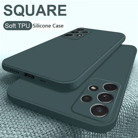Capa De Silicone Flexível Antiqueda Para Samsung Galaxy A14 A34 A54 A23