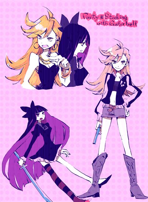 Stocking And Panty Panty Stocking With Garterbelt Drawn By Shinoasa