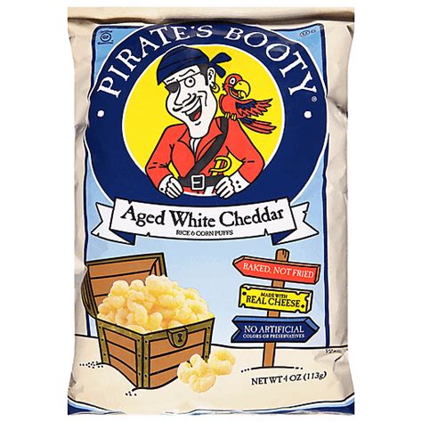 Pirate S Booty Aged White Cheddar Puffs Chips Crisps Pretzels