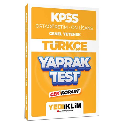 Yediiklim Yay Nlar Kpss Orta Retim N Lisans Genel Yetenek